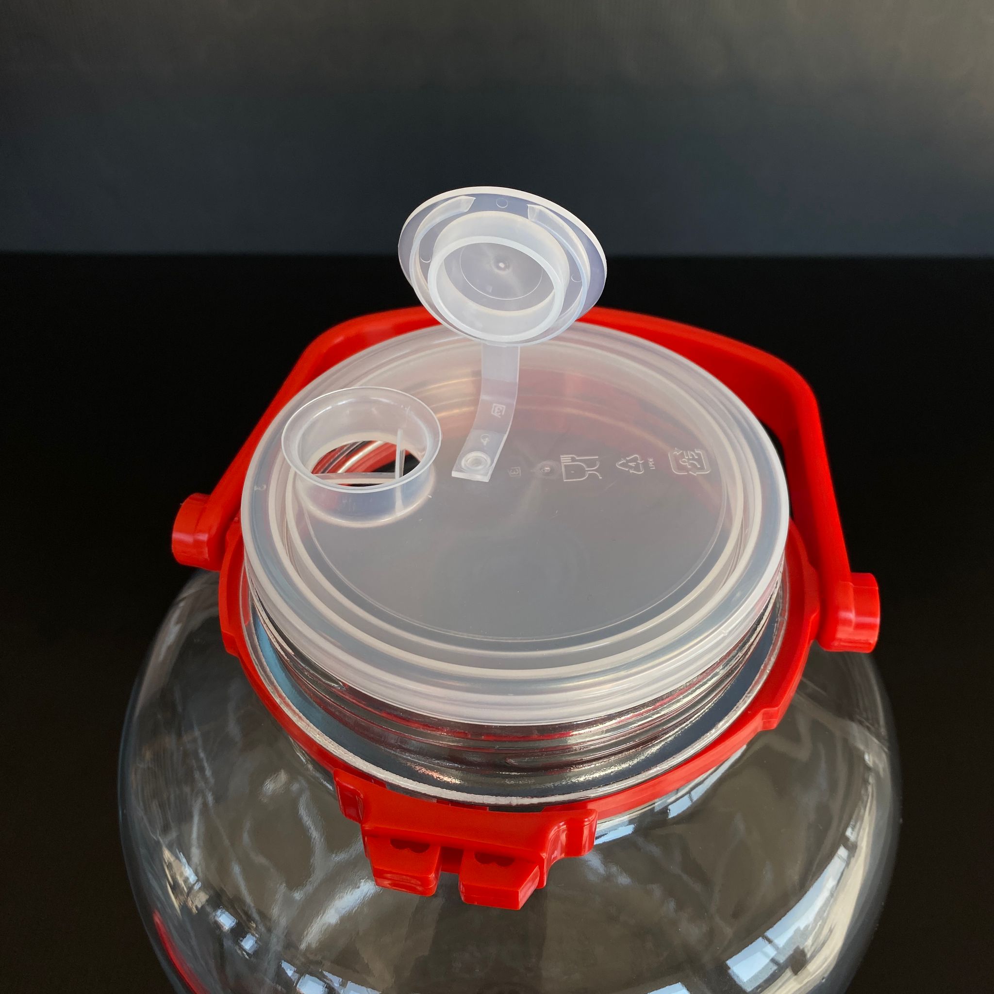 8000 CC PAŞABAHÇE CAM KAVANOZ KAPAKLI KULPLU - 8 LİTRE BÜYÜK CAM ...