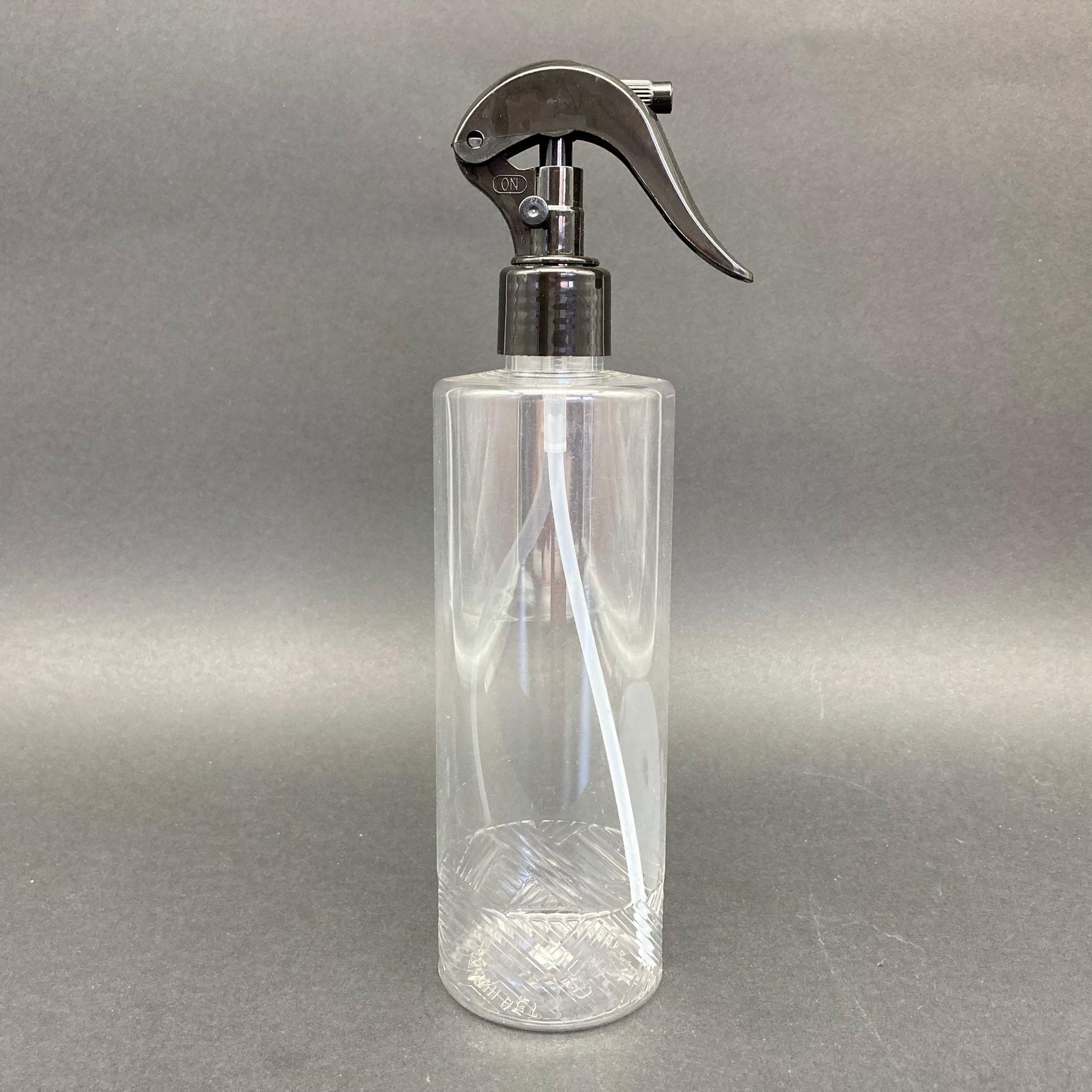 400 CC SİLİNDİR KISA MODEL PET ŞİŞE - SİYAH TRİGER SPREYLİ - 400 ML ...